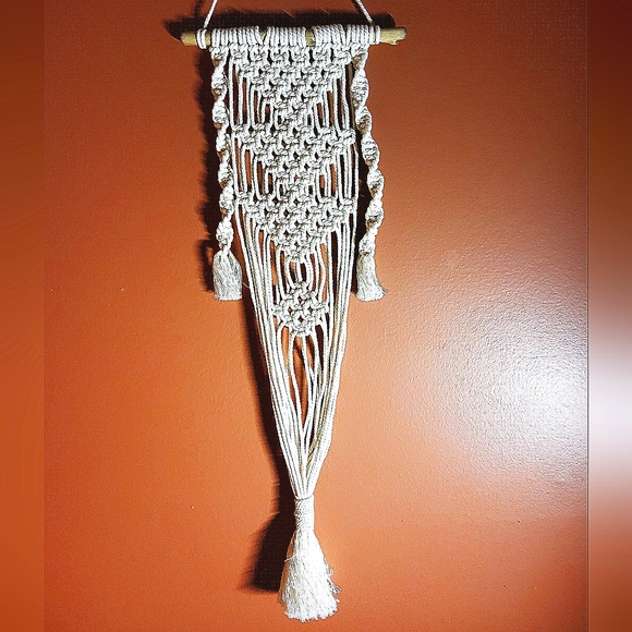 Hand Crafted | Wall Decor | Nwot Triple Triangles A Diamond Double ...